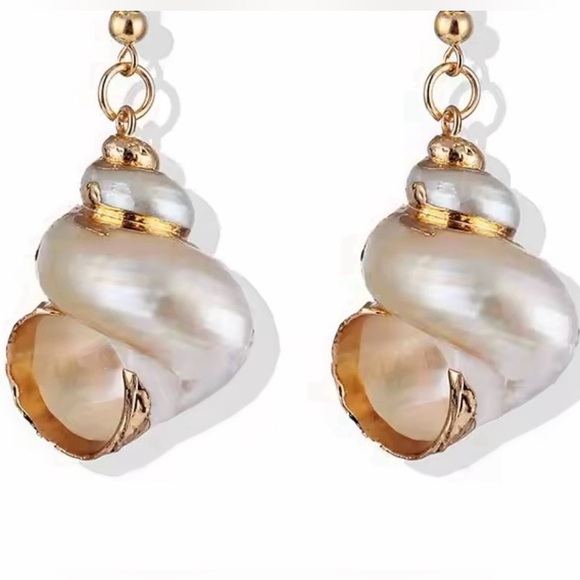 Jewelry | Pearlescent Turbo Turban Spiral Conch Sea Snail Seashell ...